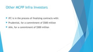 IFC Syndications MCPP Initiatives by Meaghan McGrath | PPT