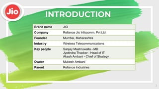Reliance jio | PPTX