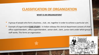 Classification of Organization | PPTX