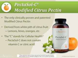 PectaSol-C Modified Citrus Pectin and PectaClear Detox Formula | PPT