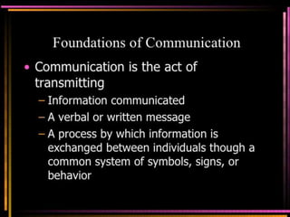 FUNDAMENTAL OF COMMUNICATION | PPT