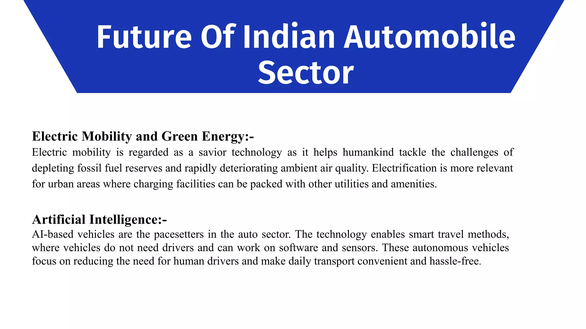 Indian Automobile Sector | PPTX