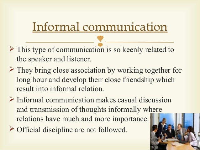 Types of Communication