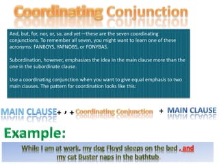 The Conjunction | PPTX