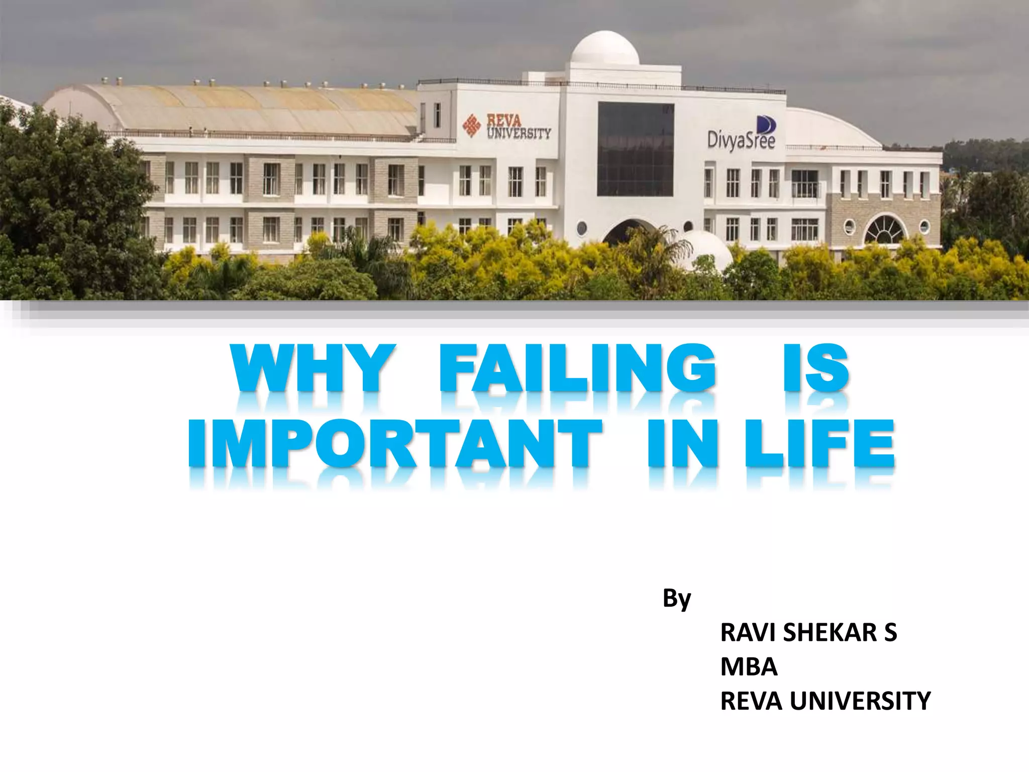 WHY FAILING IS IMPORTANT IN LIFE? | PPTX