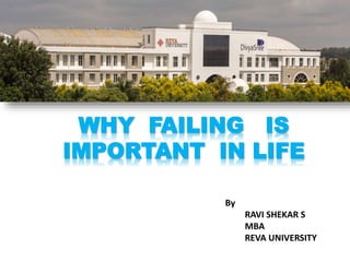 WHY FAILING IS IMPORTANT IN LIFE? | PPTX