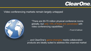 ClearOne Media Collaboration Presentation | PPT