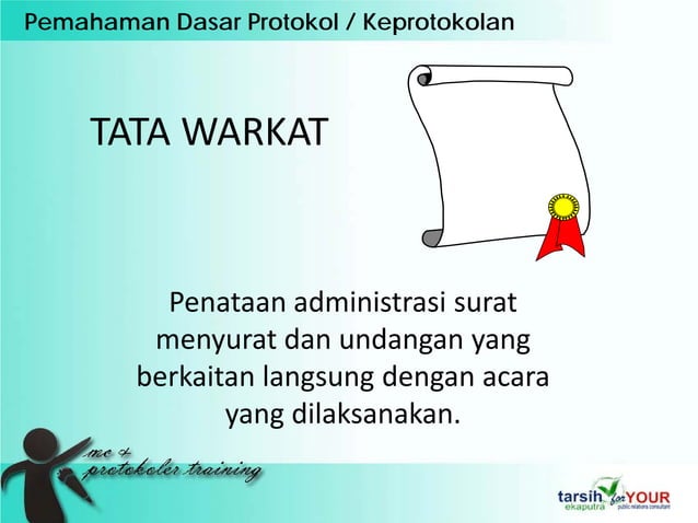 Mc & protokoler training module by Tarsih Ekaputra | PDF