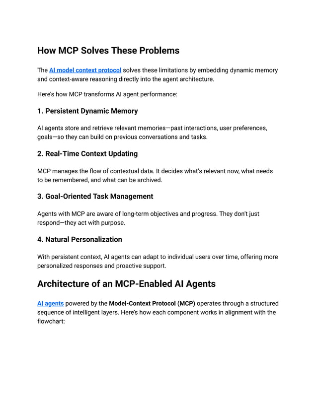 Model Context Protocol (MCP): The Future of AI | Bluebash | PDF