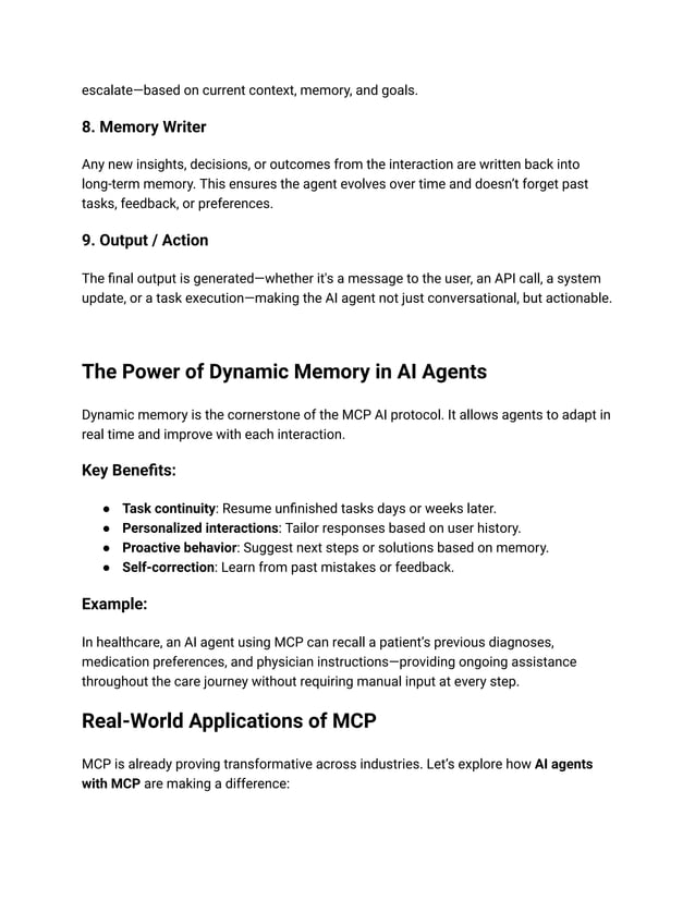Model Context Protocol (MCP): The Future of AI | Bluebash | PDF