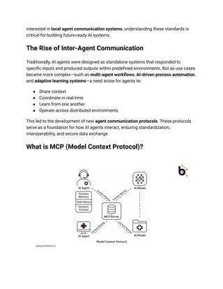 MCP vs A2A vs ACP: Choosing the Right Protocol | Bluebash | PDF