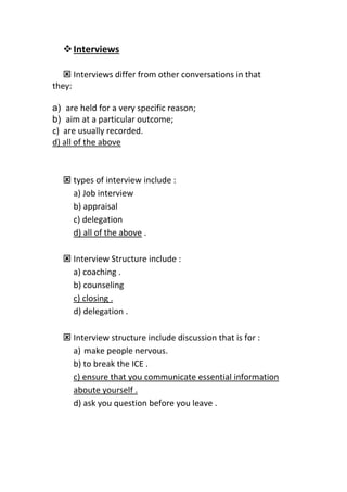 Mcq questions for communication skills course | PDF