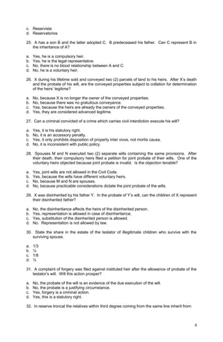 Mcq civil law review i | DOC