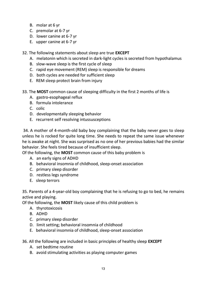 MCQ-in-Pediatrics-Review-of-Nelson-textbook-of-Pediatrics (2).pdf | Parenting Babies and ...