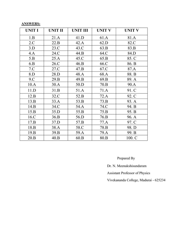 Multiple Choice Questions - Numerical Methods | PDF
