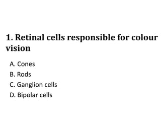 Ophthalmology and Optometry multiple Choice Questions.. Optometry Fans ...