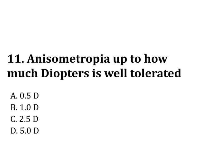 Ophthalmology and Optometry multiple Choice Questions.... Optometry ...