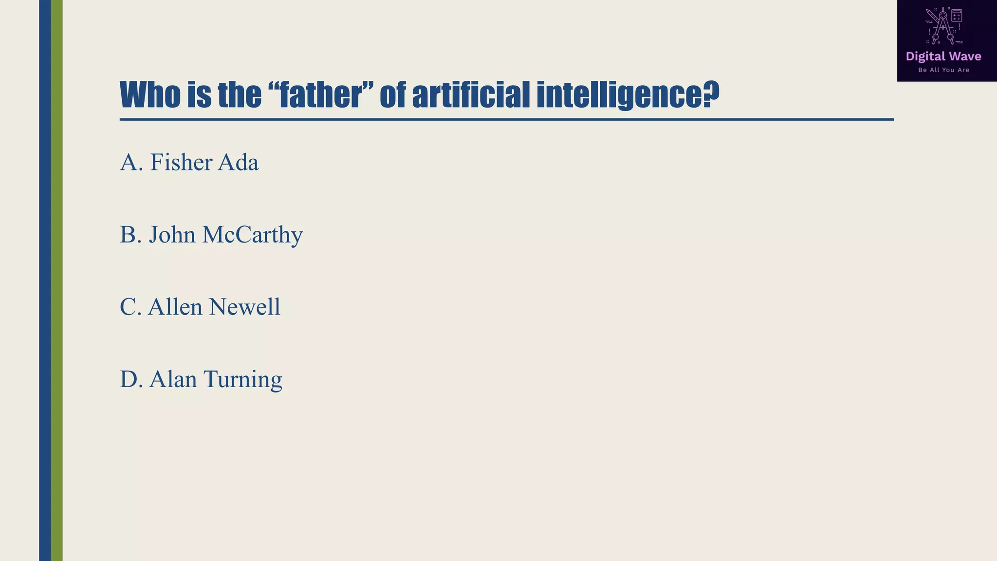 Artificial Intelligence MCQ Part 1 | 50 AI MCQs | Multiple Choice ...