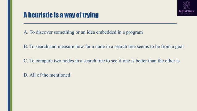 Artificial Intelligence MCQ Part 1 | 50 AI MCQs | Multiple Choice ...