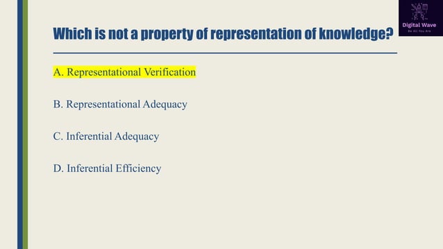 Artificial Intelligence MCQ Part 1 | 50 AI MCQs | Multiple Choice ...