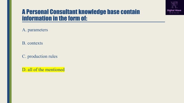 Artificial Intelligence MCQ Part 1 | 50 AI MCQs | Multiple Choice ...