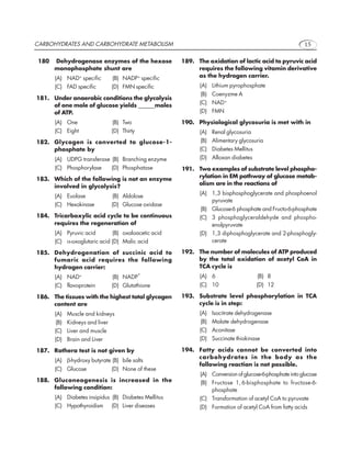Multiple Choice questions in BIOCHEMISTRY by G.Vidya | PDF