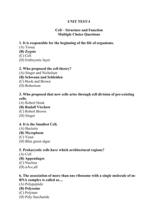 Multiple Choice Question | PDF