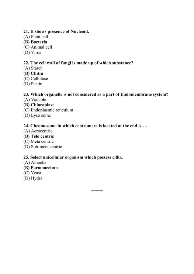 Multiple Choice Question | PDF