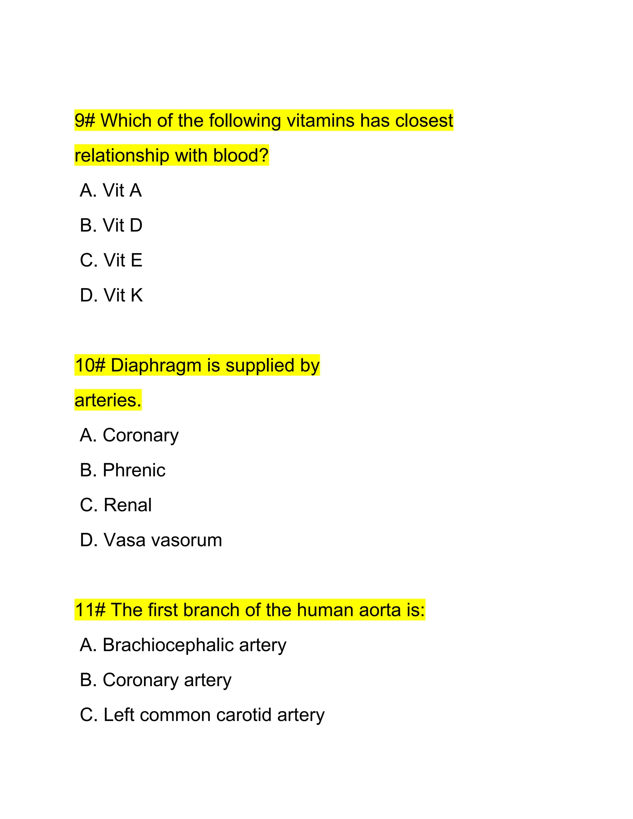 MCQ CVS Physiology | PDF
