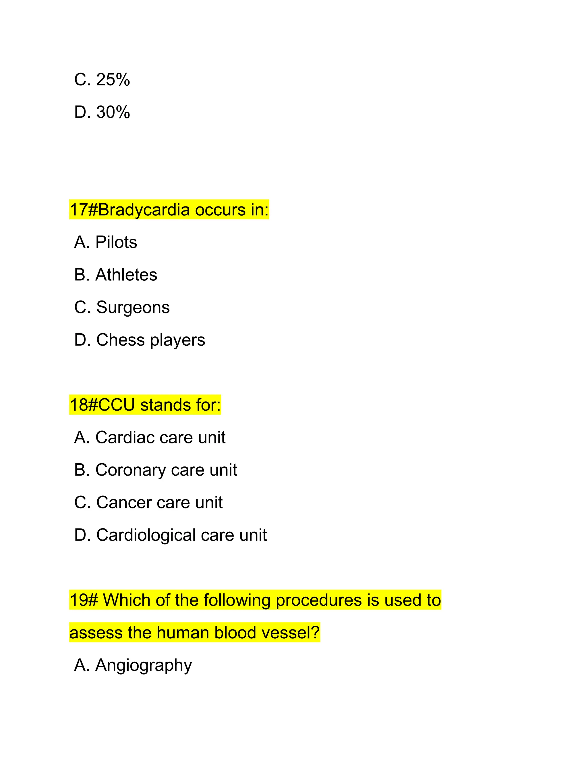 MCQ CVS Physiology | PDF