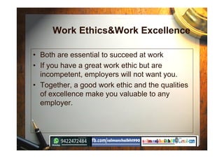 39 work ethics | PPT