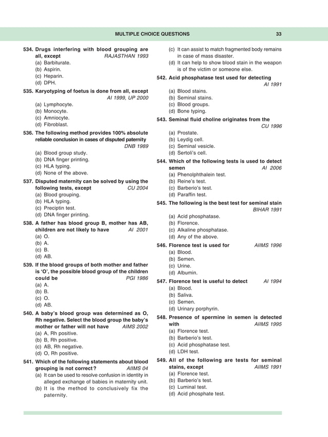 FORENSIC MEDICINE MCQS | PDF | Crime & Harmful Acts to Individuals, Society & Human Right ...