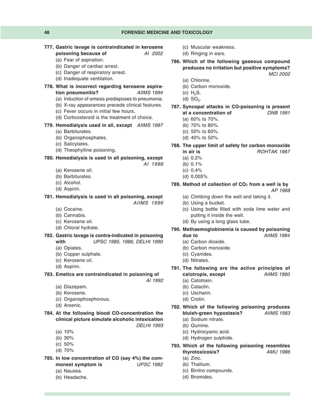 FORENSIC MEDICINE MCQS | PDF | Crime & Harmful Acts to Individuals, Society & Human Right ...