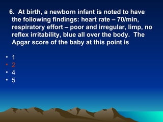 Mcq for neonatology | PPT