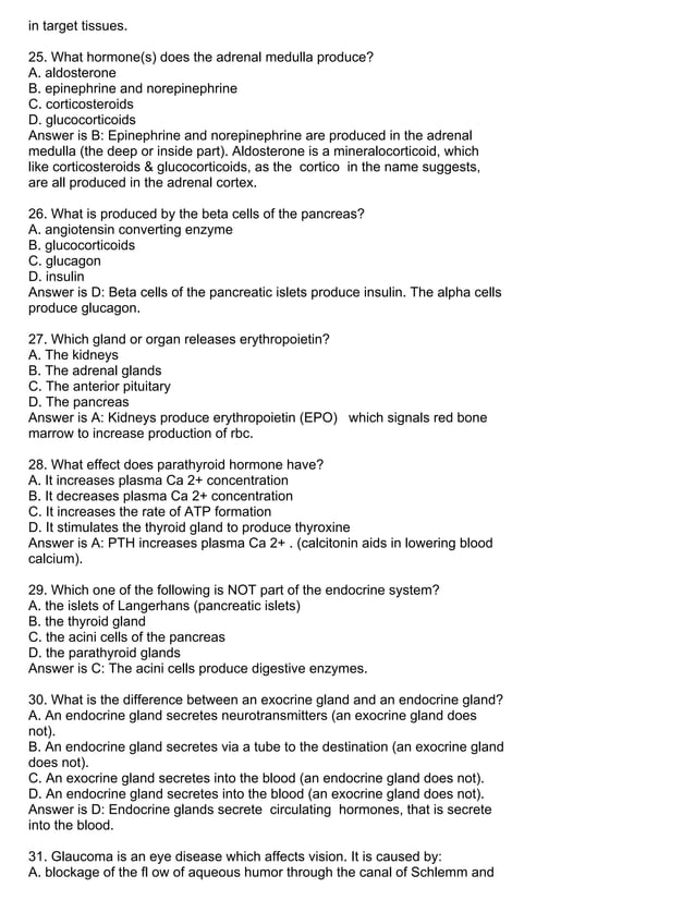 mcq Human Anatomy & Physiology.. pdf.pdf | Skin and Dermatology | Diseases and Conditions