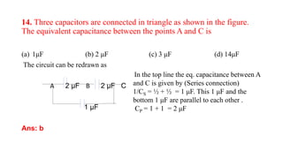 MCQ in Electrostatics. for class XII pptx | PPTX