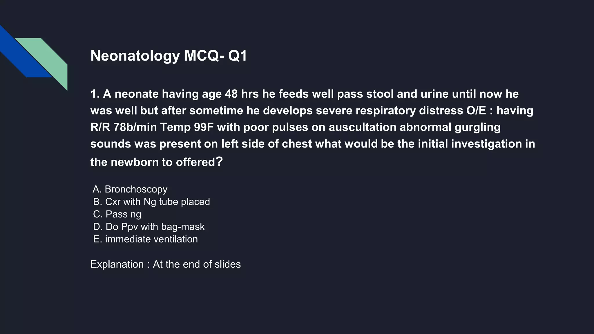 Mcq in neonatology 2023 | PPTX | Pregnancy | Reproductive Health