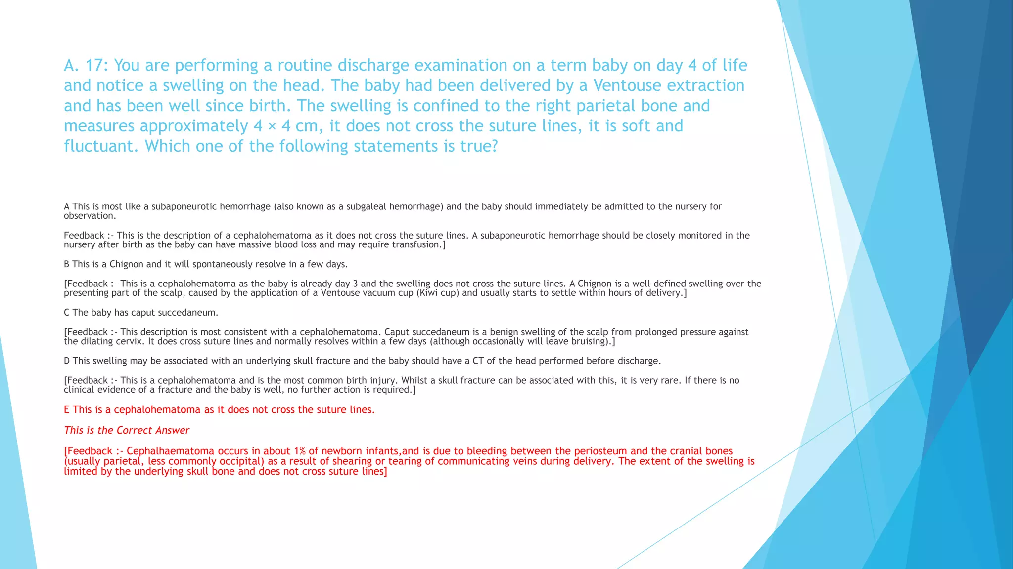 Mcq in neonatology for medical students | PPTX