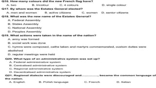 MCQ of HIS CH 1 class 10 | PPTX