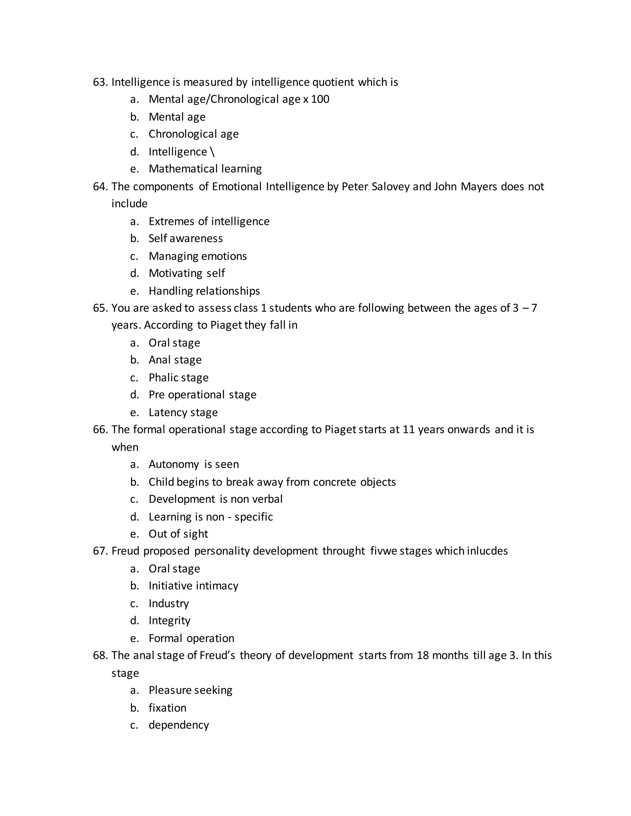 Mcq one best answer behavioral sciences | DOCX