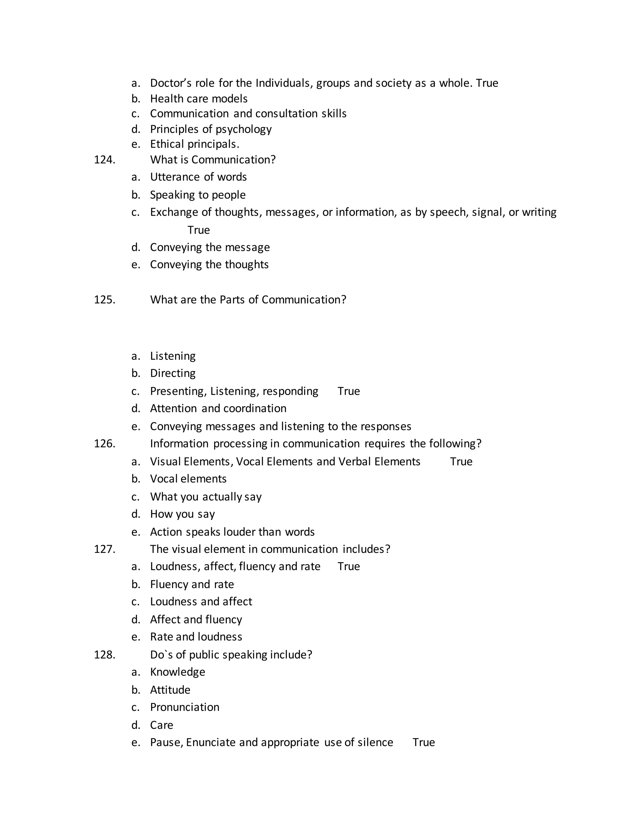 Mcq one best answer behavioral sciences | DOCX