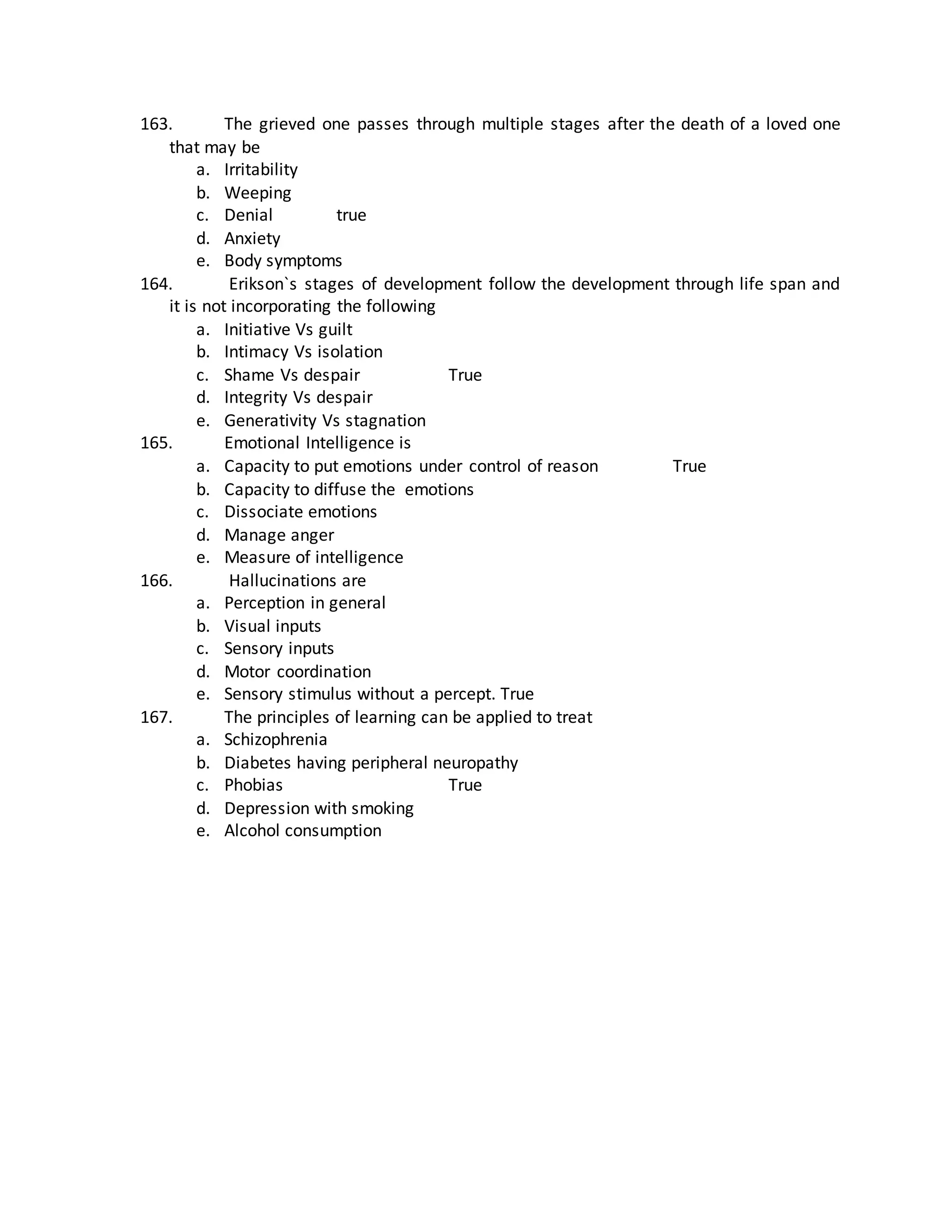 Mcq one best answer behavioral sciences | DOCX