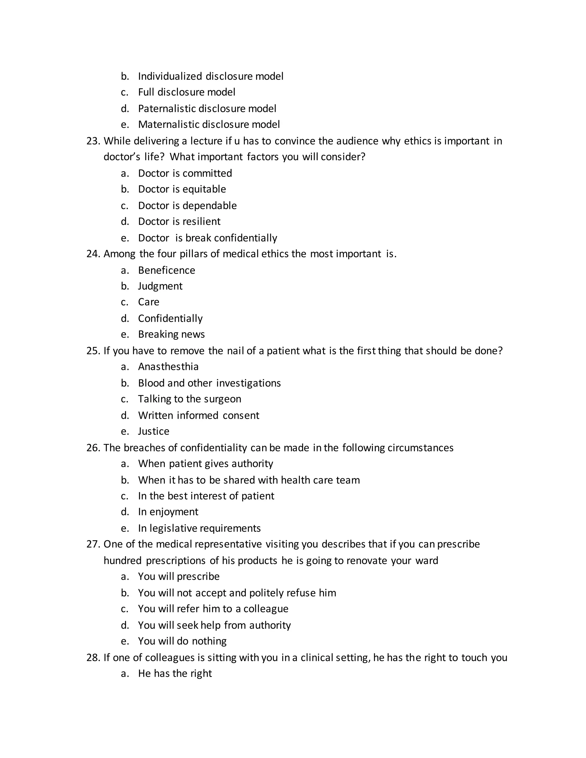 Mcq one best answer behavioral sciences | DOCX