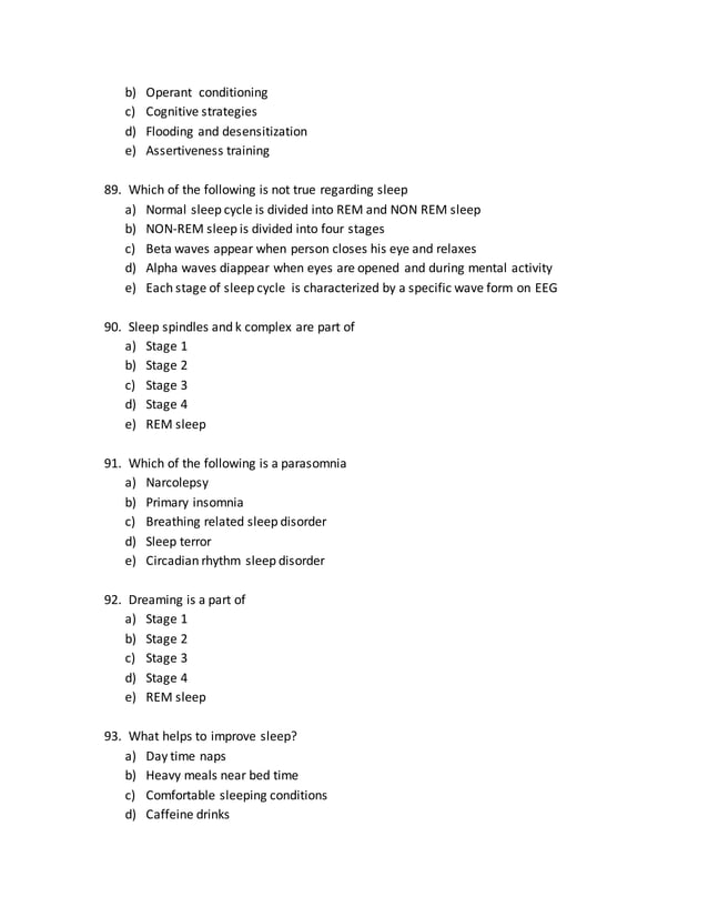 Mcq one best answer behavioral sciences | DOCX