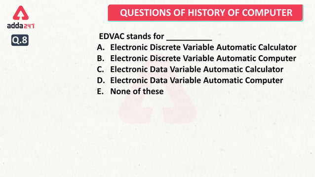 Mcq on fundamental of computer | PPTX | Computing | Technology & Computing