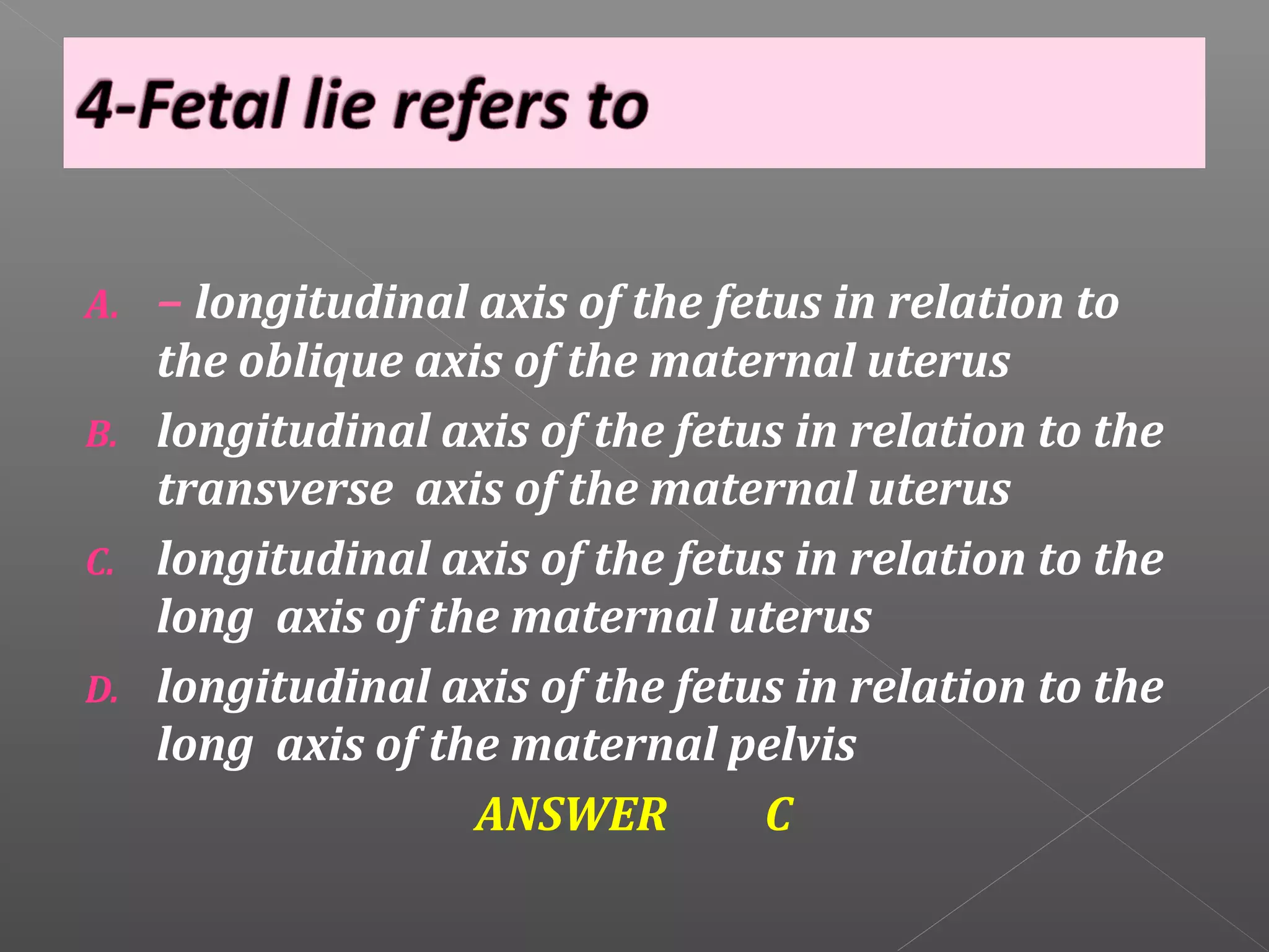 Mcq on normal and abnormal labor for undergraduate | PPT