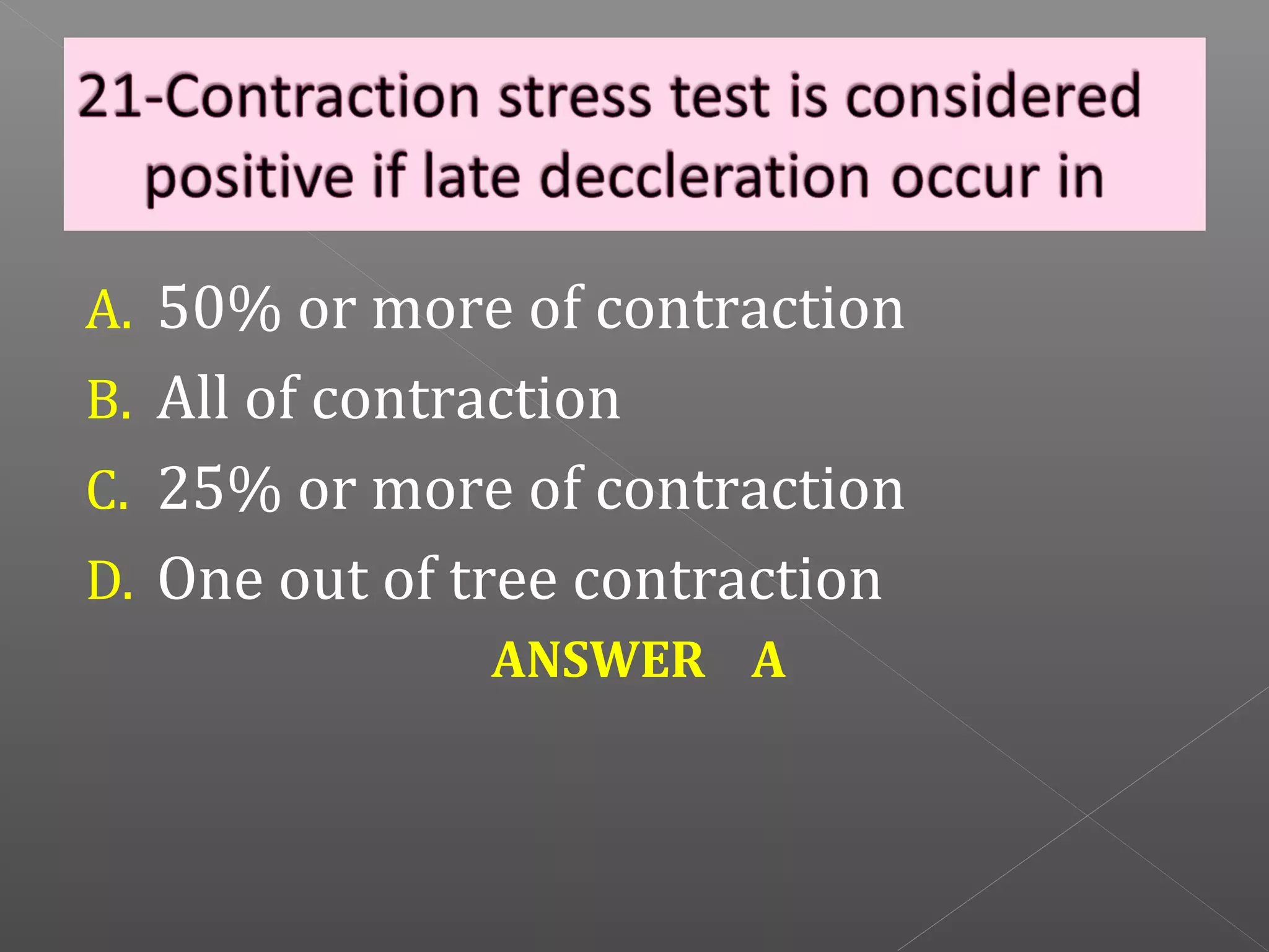 Mcq on normal and abnormal labor for undergraduate | PPT | Pregnancy ...