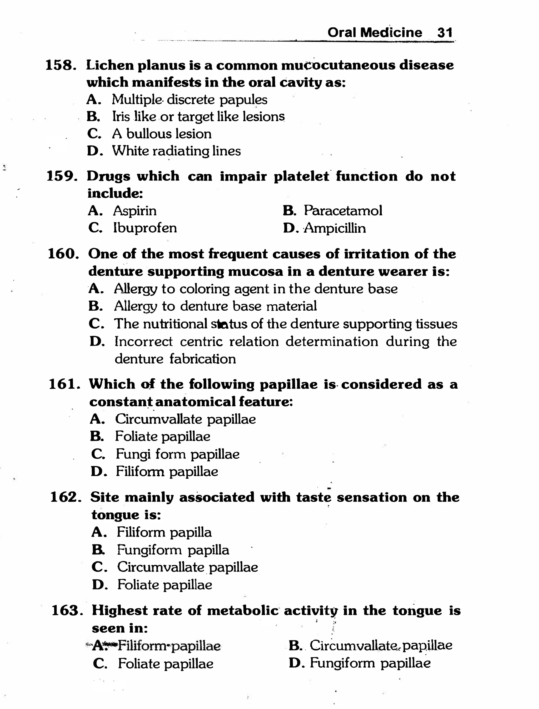 MCQ Oral medicine and oral radiology.pdf