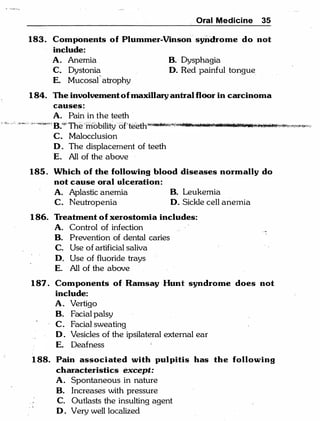MCQ Oral medicine and oral radiology.pdf