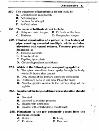 MCQ Oral medicine and oral radiology.pdf